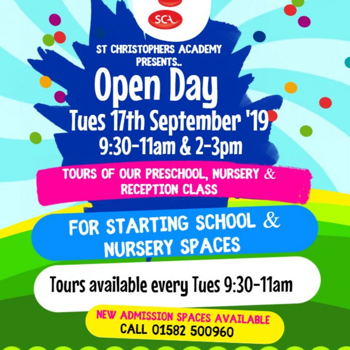 Early Years Open Day 17th Sept - St Christophers Academy